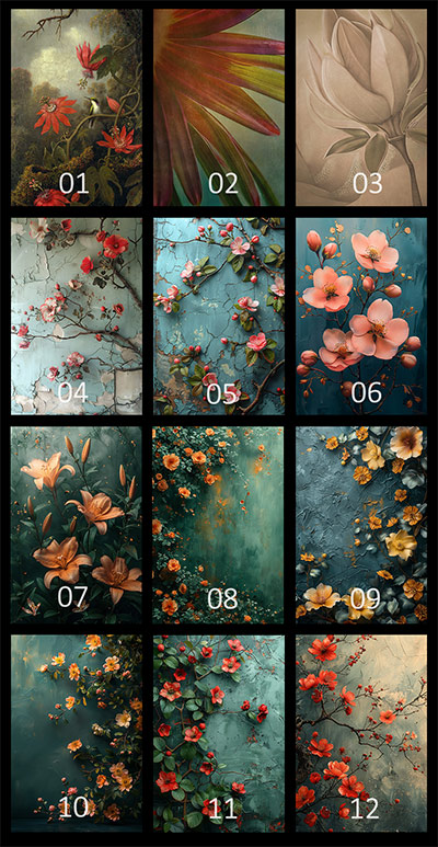 Professional Look: Elevate Photos with Floral Backgrounds