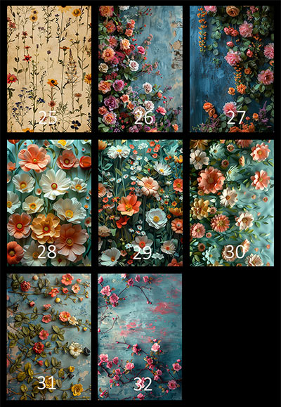 Professional Look: Elevate Photos with Floral Backgrounds